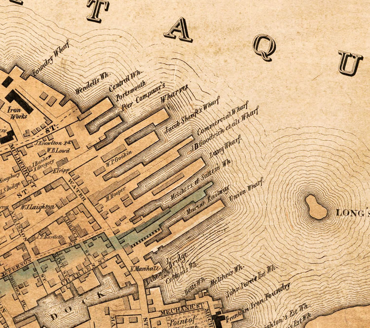 Old Maps Of Portsmouth Nh