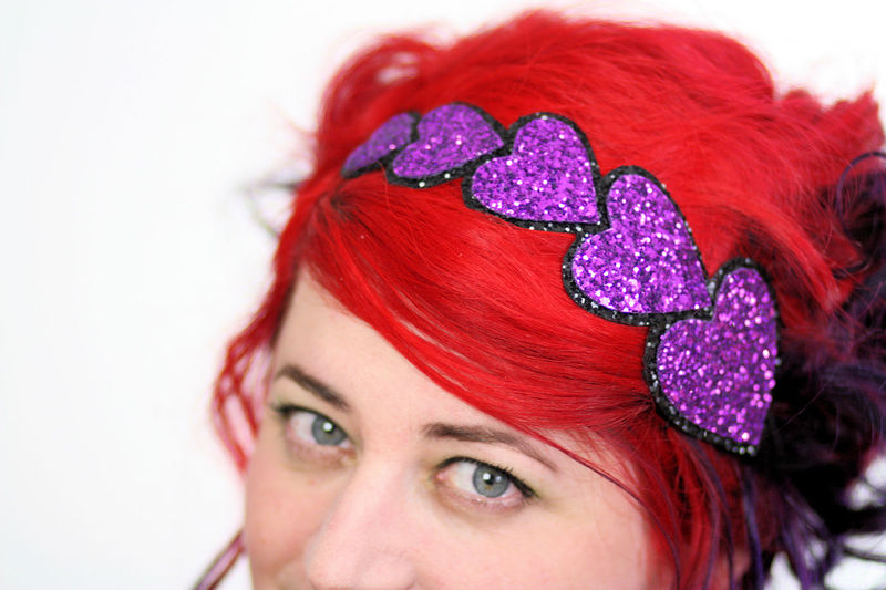 Sparkle Heart Headband at Andrew Briones blog