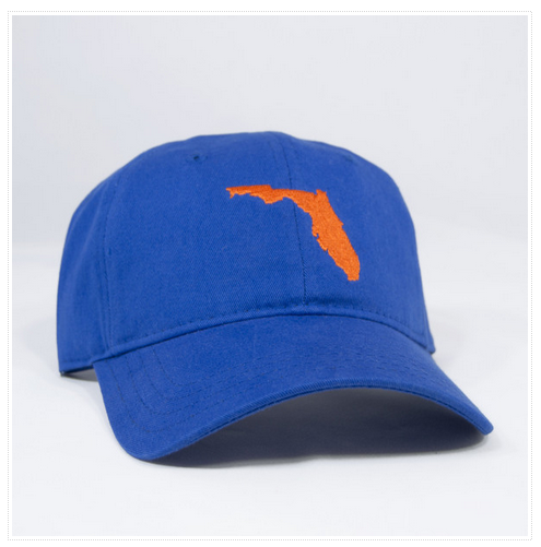 Florida Hat (Blue) - ilene's gator store