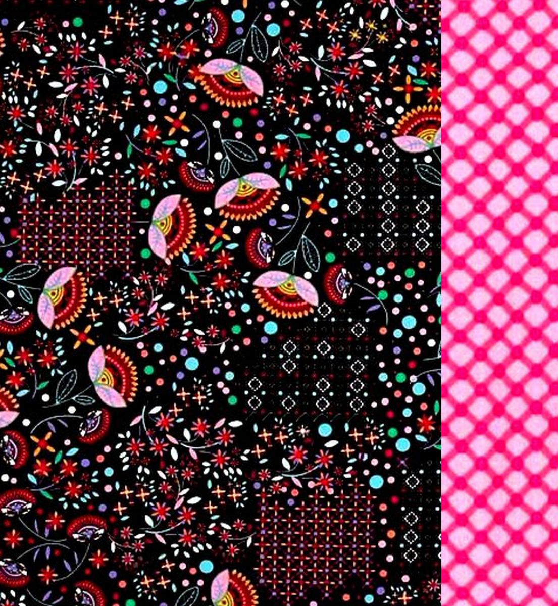 Easy Quilt In A Day Everyday Throw Kit Jubilee Folklore Flower Patch 51 ...