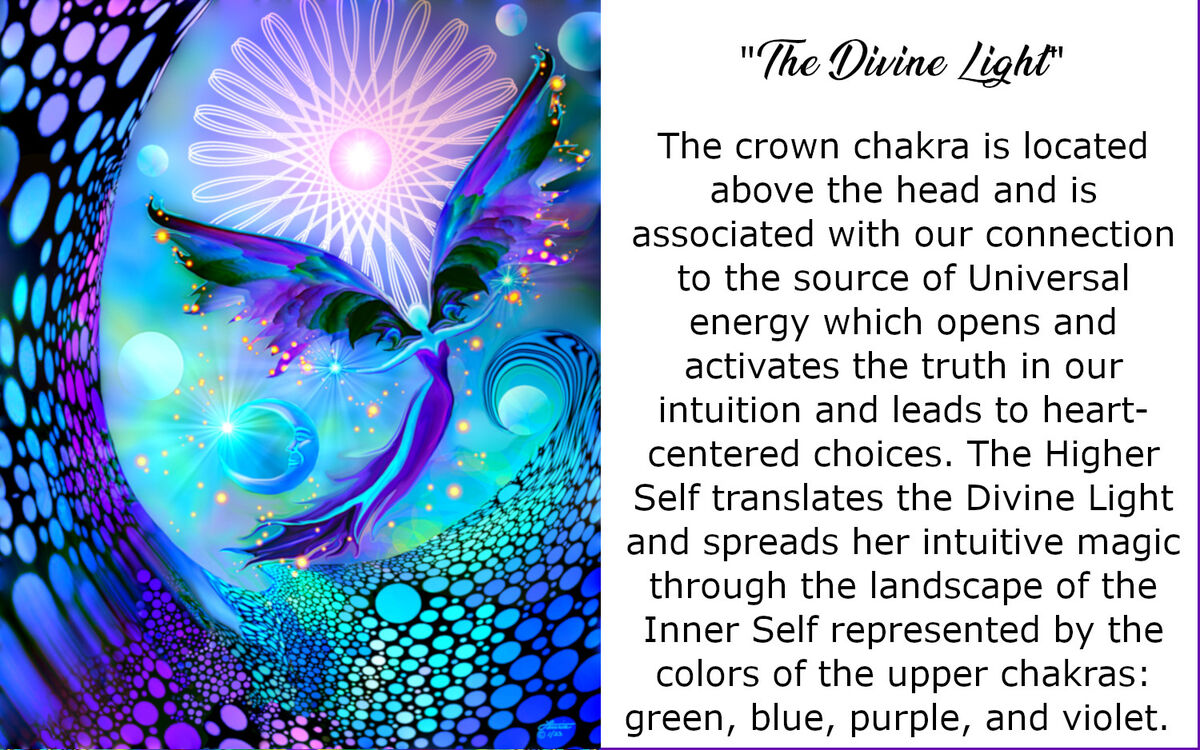 Fairy Art With Crescent Moon Photo Print, Fantasy Chakra Art, Purple ...