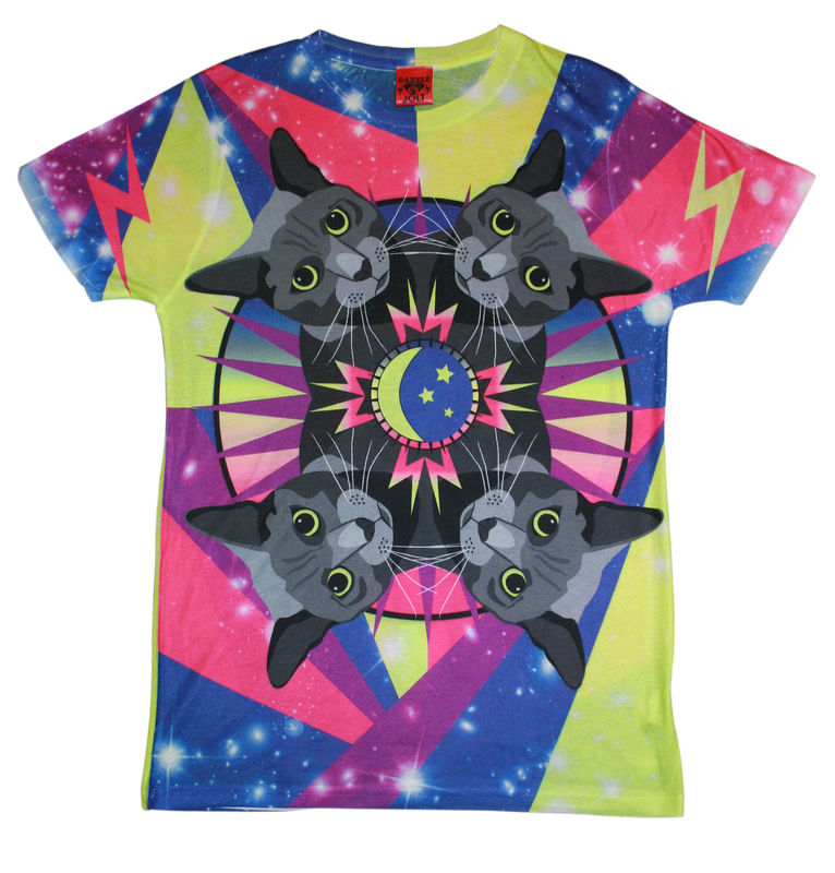 Cosmic Cat T-Shirt - Dazzle & Jolt