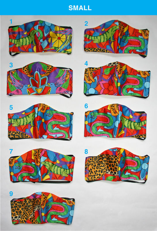 Face Masks - Jaguar Jungle print - Dazzle & Jolt