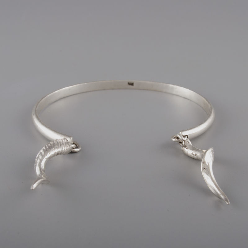 Sterling Silver Kudu Horn Bracelet - Ndau Collection Store