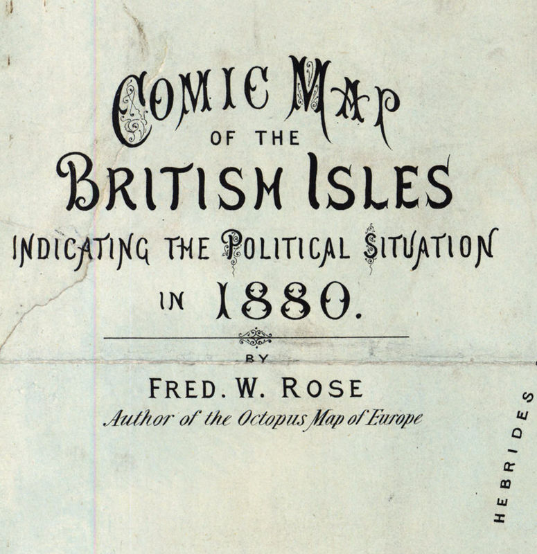 Old Map of United Kingdom, Ireland, Scotland, England 1880 UK, British ...