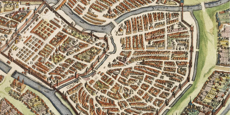 Old Map of Moscow City Russia 1638 Vintage Map Wall Map Print - VINTAGE ...