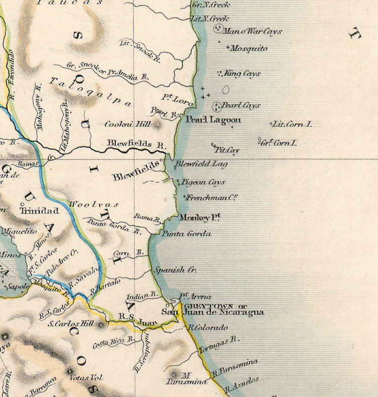 Old Map of Panama 1857 Vintage Map Wall Map Print - VINTAGE MAPS AND PRINTS