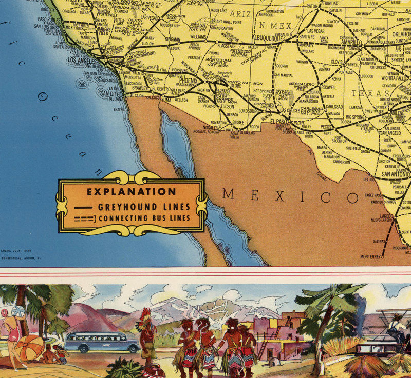 Old Map of United States of America 1935 Vintage Map Wall Map Print ...