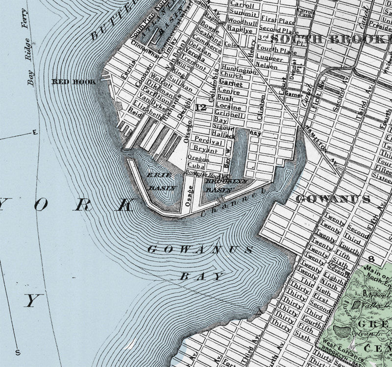 Old Map of New York 1886 Vintage Map Wall Map Print - VINTAGE MAPS AND ...