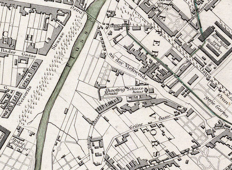 Old Map of Dresden Germany 1833 Vintage Map of Dresden - VINTAGE MAPS ...