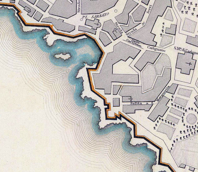 Old Map of Genova Italy 1836 Vintage Map Wall Map Print - VINTAGE MAPS ...