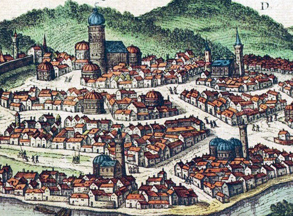 Old Map of Budapest Hungary 1617 Vintage Map Wall Map Print - VINTAGE ...