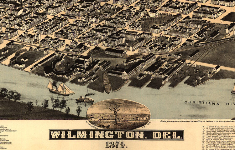 Wilmington Delaware Map Wilmington, Delaware Map Detailed Street Map