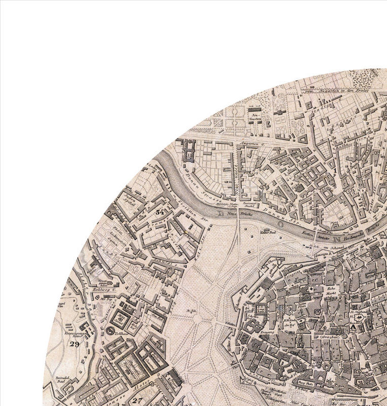 VIENNA - city poster - city map poster print - VINTAGE MAPS AND PRINTS