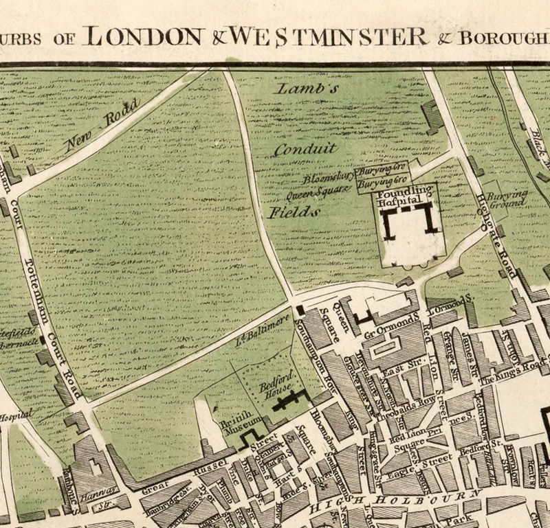 Old Map of London 1763 Vintage Map Wall Map Print - VINTAGE MAPS AND PRINTS