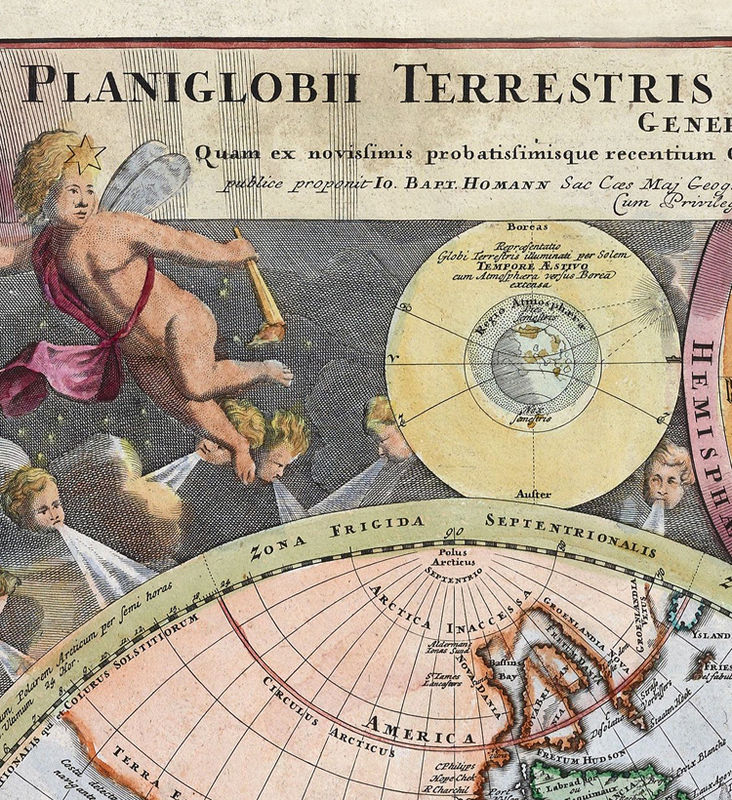 Old Map of The World 1730 Vintage Map Wall Map Print - VINTAGE MAPS AND ...