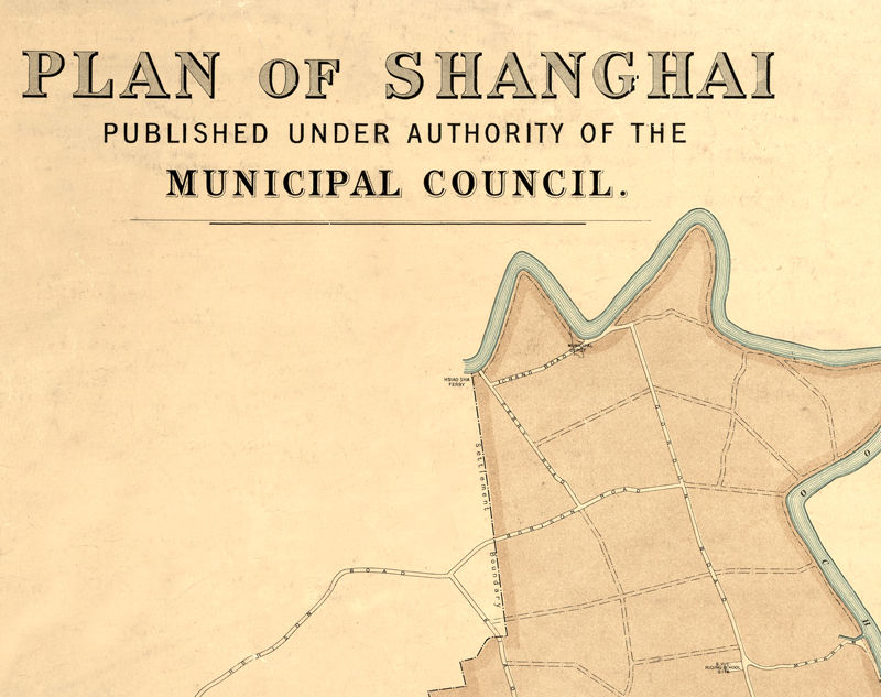 Old Map of Shanghai 1904 China Vintage Map Wall Map Print - VINTAGE ...