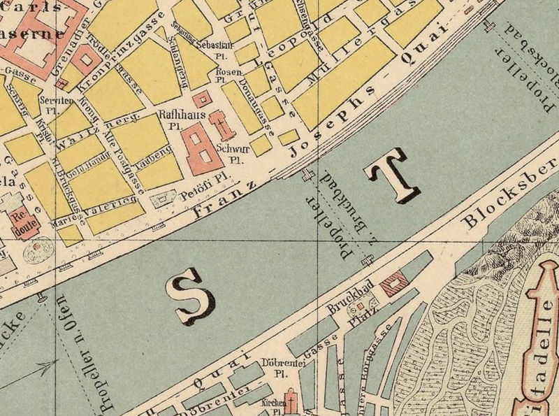 Old Map of Budapest Hungary 1882 Vintage Map Wall Map Print - VINTAGE ...