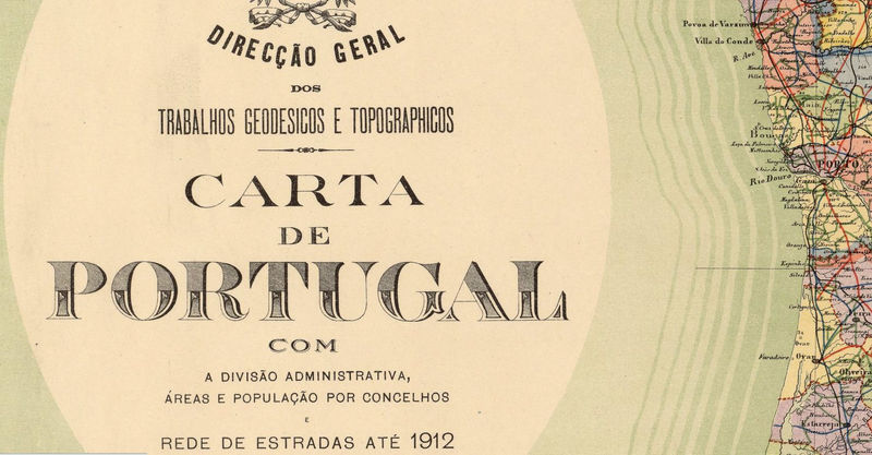Old Map of Portugal 1912 Mapa de Portugal Vintage Map Wall Map Print ...