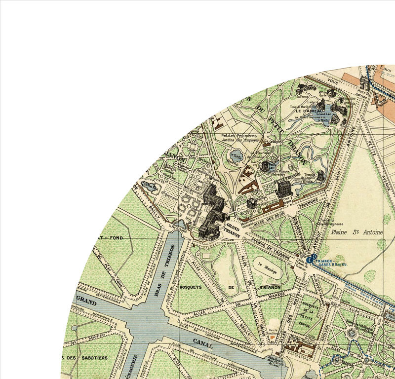 VERSAILLES - city poster - city map poster print - VINTAGE MAPS AND PRINTS