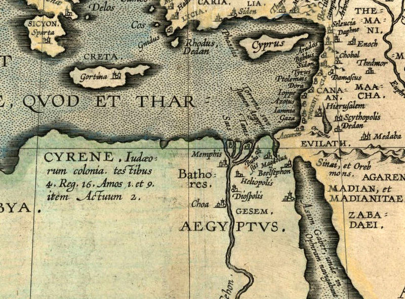 Old Map of Mediterranean Sea 1590 Vintage Map Wall Map Print - VINTAGE ...