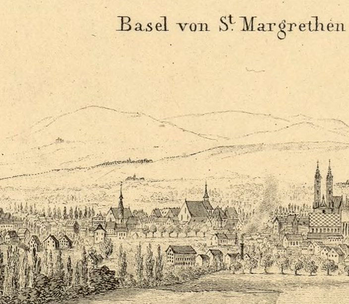 Old Map of Basel Switzerland 1860 Vintage Map Wall Map Print - VINTAGE ...