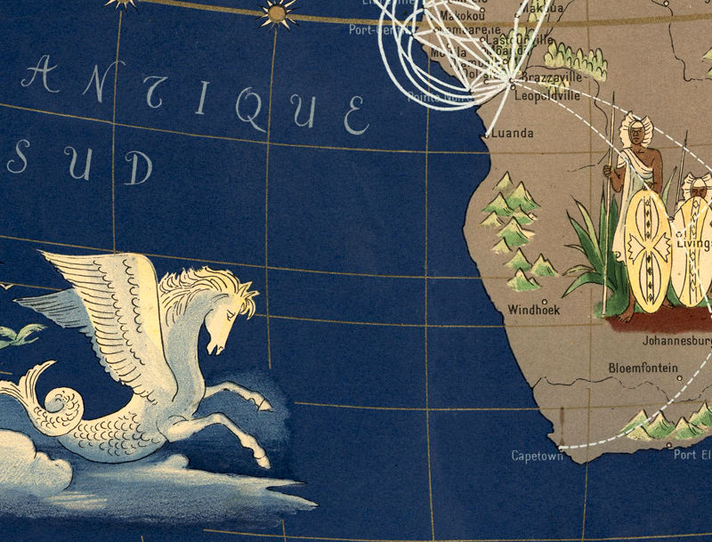 Home & Living 1959 Vintage Map of Africa Globes & Maps Home Décor etna ...