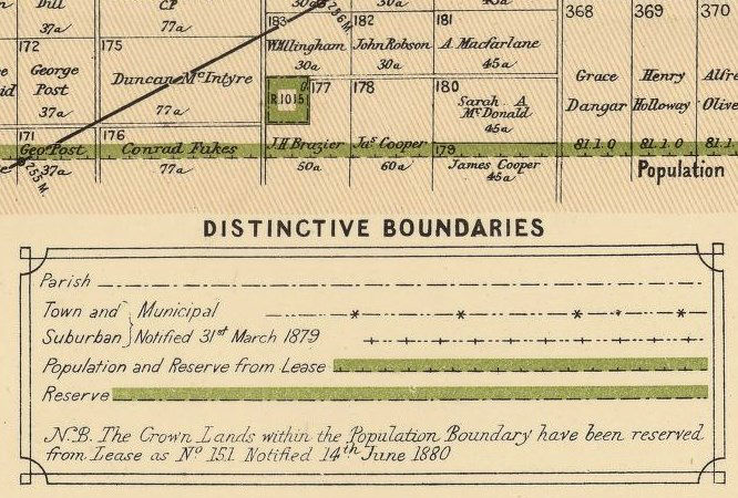 Old Map of Armidale City Australia 1881 Vintage Map Wall Map Print ...
