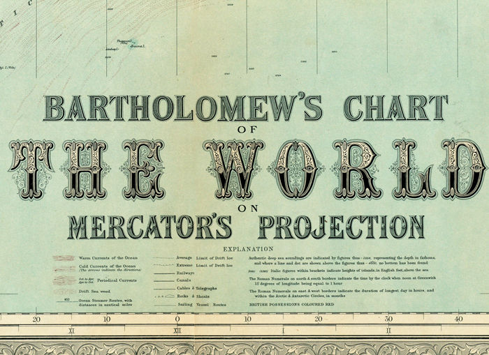 Old World Map Vintage Atlas 1914 Mercator projection Vintage Map Wall ...