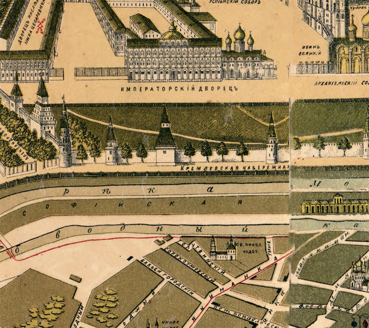 Old Map of Moscow Russia 1882 Vintage Map Wall Map Print - VINTAGE MAPS ...