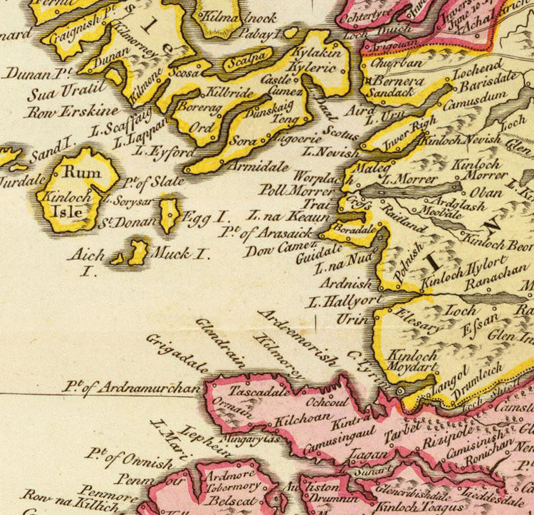 Old Map of Scotland 1778 Vintage Map Wall Map Print - VINTAGE MAPS AND ...