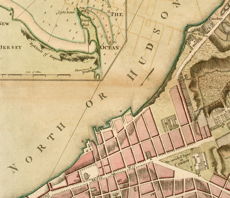 Old Map of Ancient New York and Manhattan 1775 Vintage Map Wall Map ...