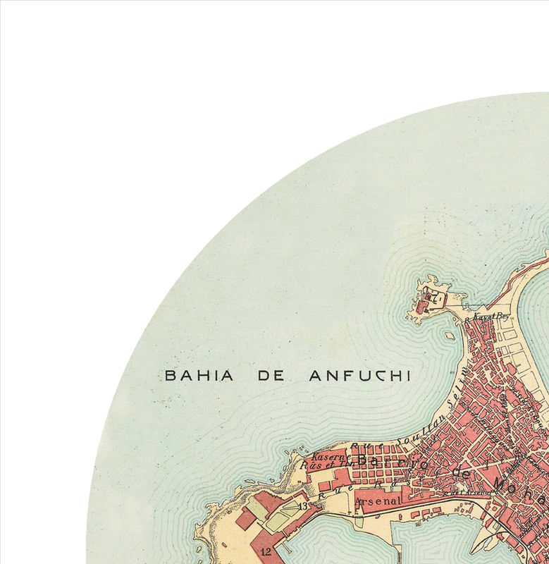 ALEXANDRIA - city poster - city map poster print - VINTAGE MAPS AND PRINTS