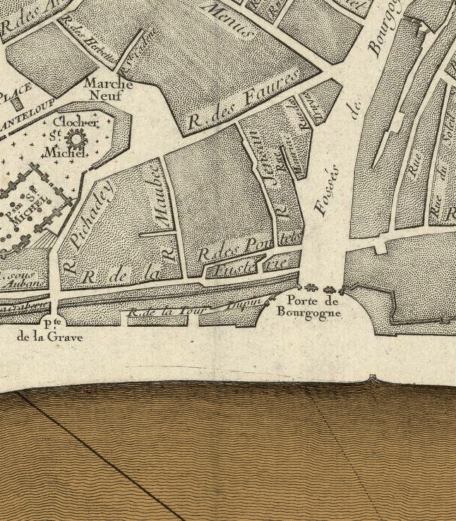 Old Map of Bordeaux France 1755 Vintage Map Wall Map Print - VINTAGE ...