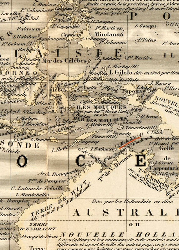 Old World Map 1853 Vintage Look Vintage World Map - VINTAGE MAPS AND PRINTS