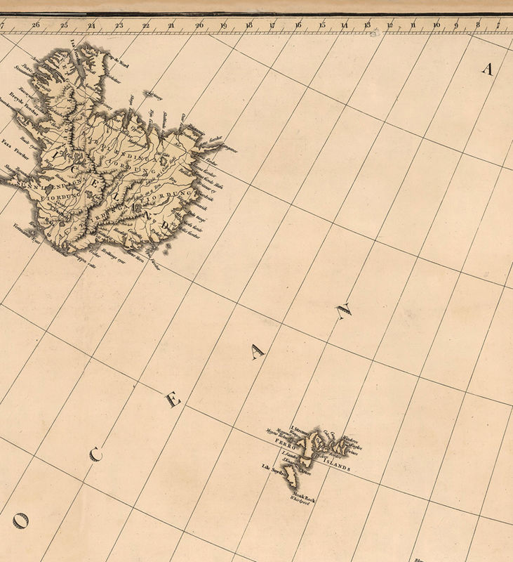 Old Map of Europe 1796 (four plates) Vintage Map Wall Map Print ...
