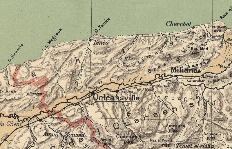 Old Map of Algeria Algerie 1884 Vintage Map Wall Map Print - VINTAGE ...