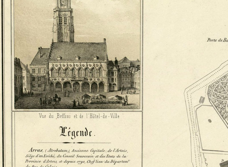 Old Map of Arras France 1894 Vintage Map Wall Map Print - VINTAGE MAPS ...