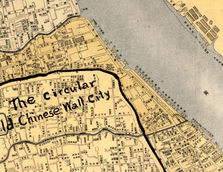 Old Map of Shanghai 1913 China Vintage Map Wall Map Print - VINTAGE ...