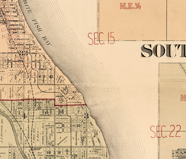 Old Map of Milwaukee County and City 1893 Vintage Map Wall Map Print ...