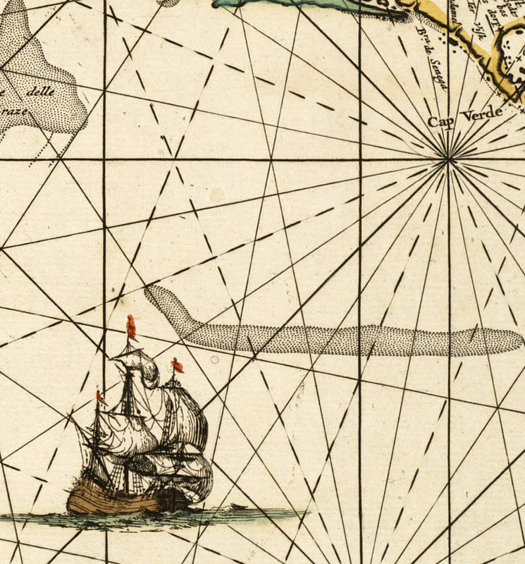 Old Map Canary Islands Cape Verde Madeira Islands 1675 - VINTAGE MAPS ...