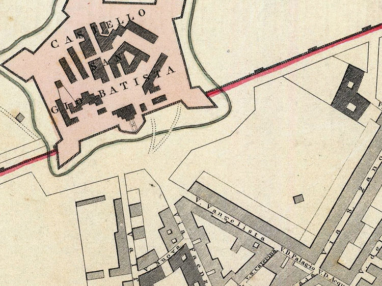 Old Map of Florence Italy 1835 Vintage Map Wall Map Print - VINTAGE ...