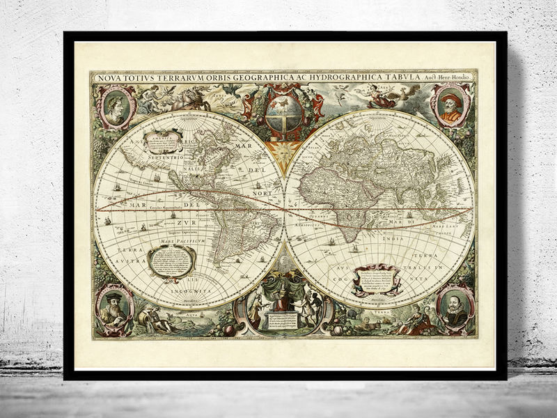 Vintage Maps and Prints - FINE RESTORED OLD MAPS