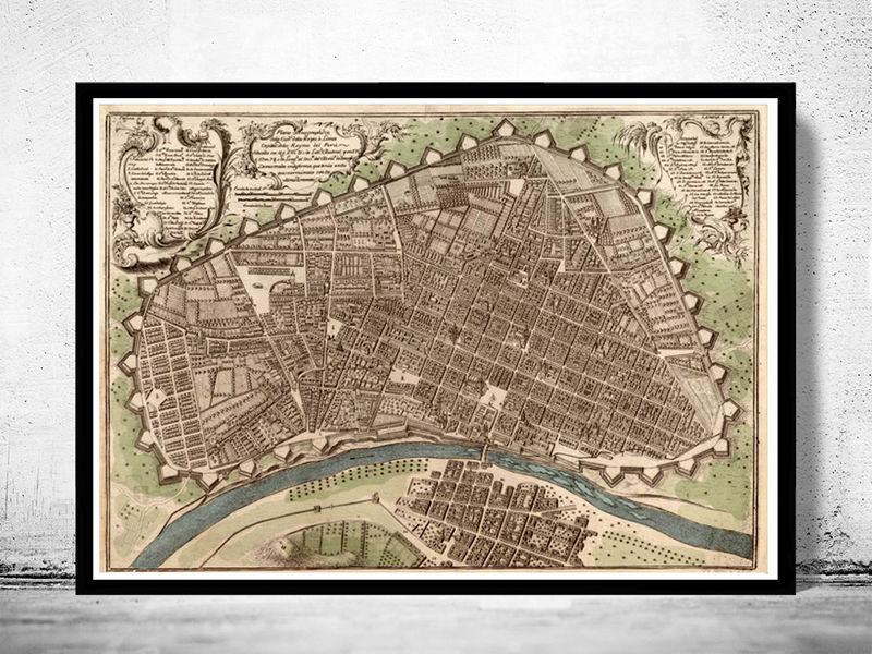 Old map of Peru Lima 1748 Vintage Map Wall Map Print - VINTAGE MAPS AND ...