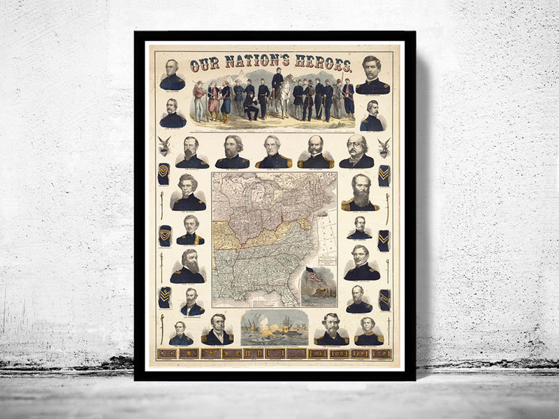 OLD WAR POSTERS Collection - VINTAGE MAPS AND PRINTS