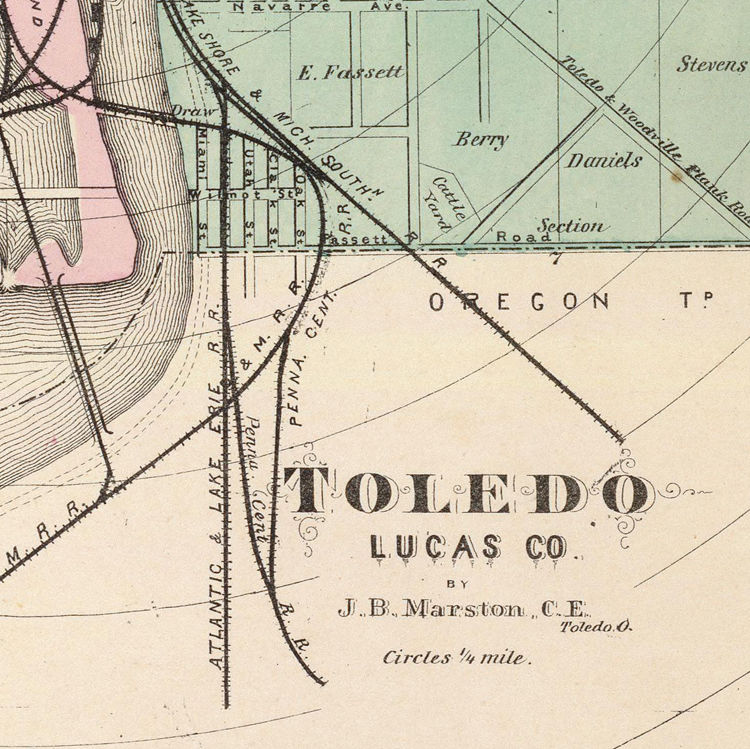 Toledo Oh Map
