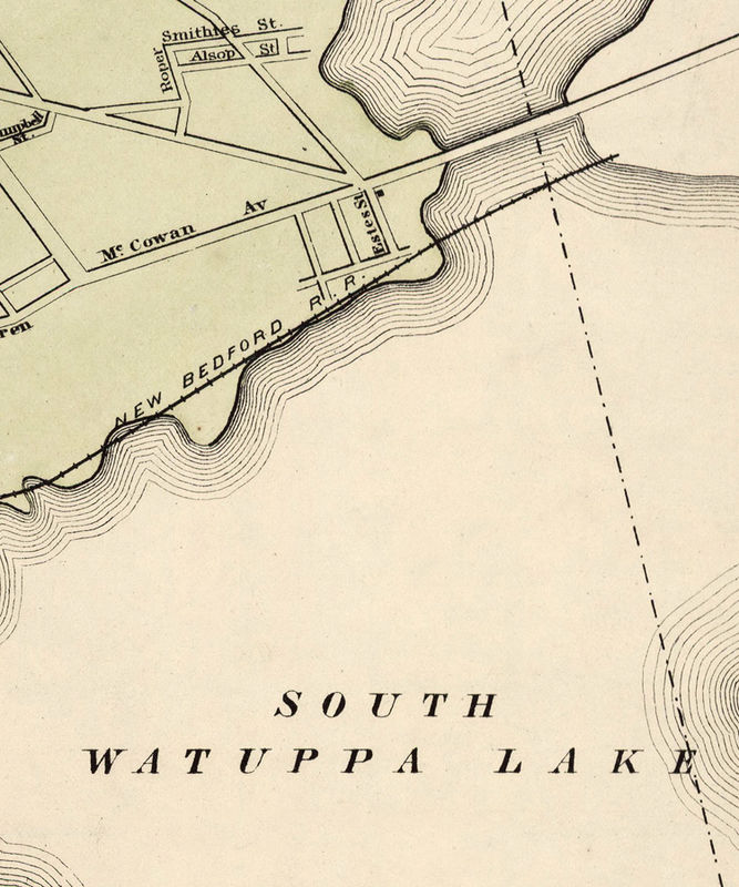 Old Map of Fall River 1878 Massachusetts Vintage Map Wall Map Print ...