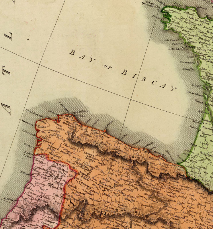 Beautiful Old Map of Europe 1816 (four plates) - VINTAGE MAPS AND PRINTS