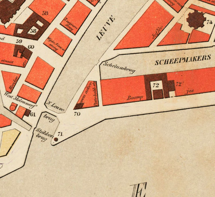 Old Map of Rotterdam Netherlands 1865 Vintage Map Wall Map Print ...