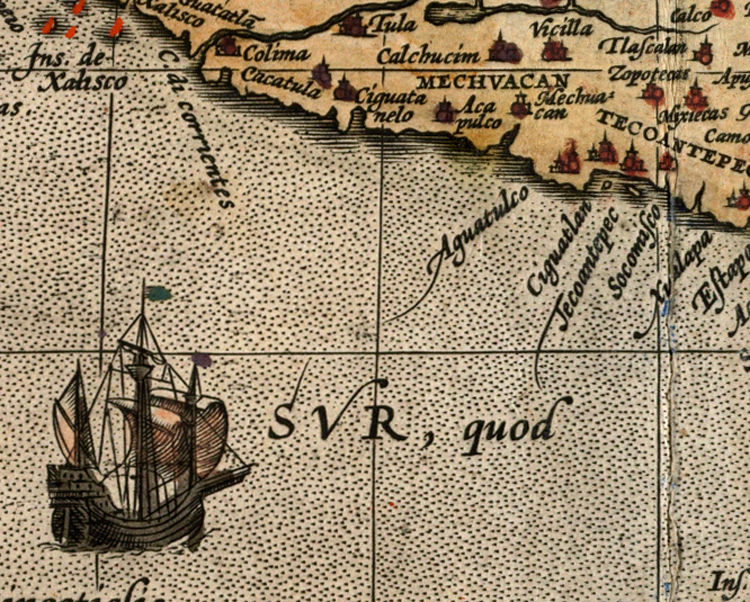 Old Map America Continent 1587 Vintage Map Wall Map Print - VINTAGE ...